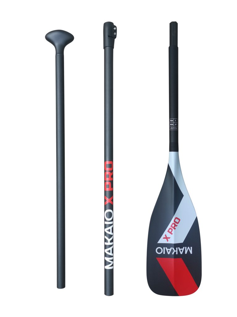Makaio Paddel Carbon Race-X Pro Hydro-Flow SUP BOARD Paddel 3 TEILIG ...
